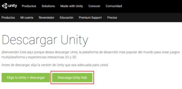 Cómo instalar Unity correctamente – Academia Sobrevilla